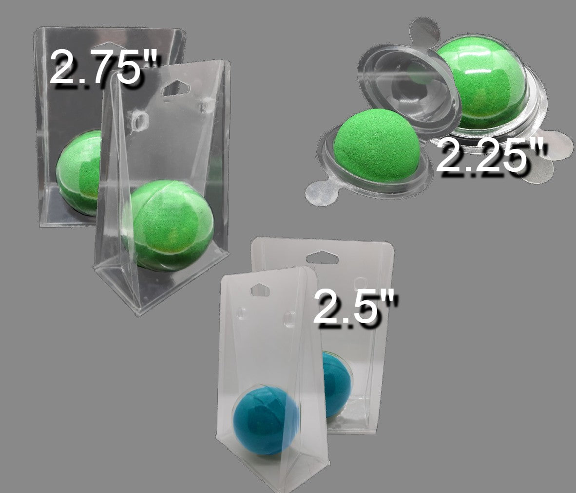 Bath Bomb Clamshell Sample Pack (Free Shipping) – Cindarn Packaging